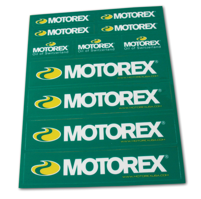 Factory Sticker Sheet – MOTOREX USA